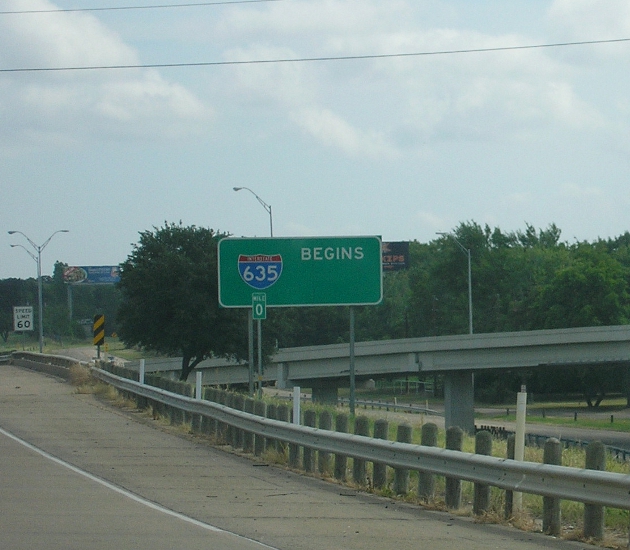 End/Begin Interstate Signage